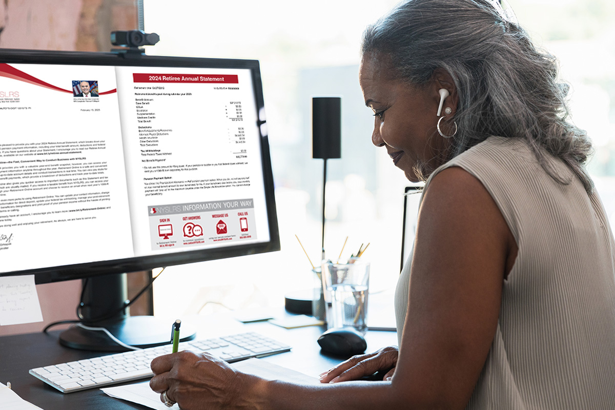 Retiree Annual Statement Available Online - New York Retirement News